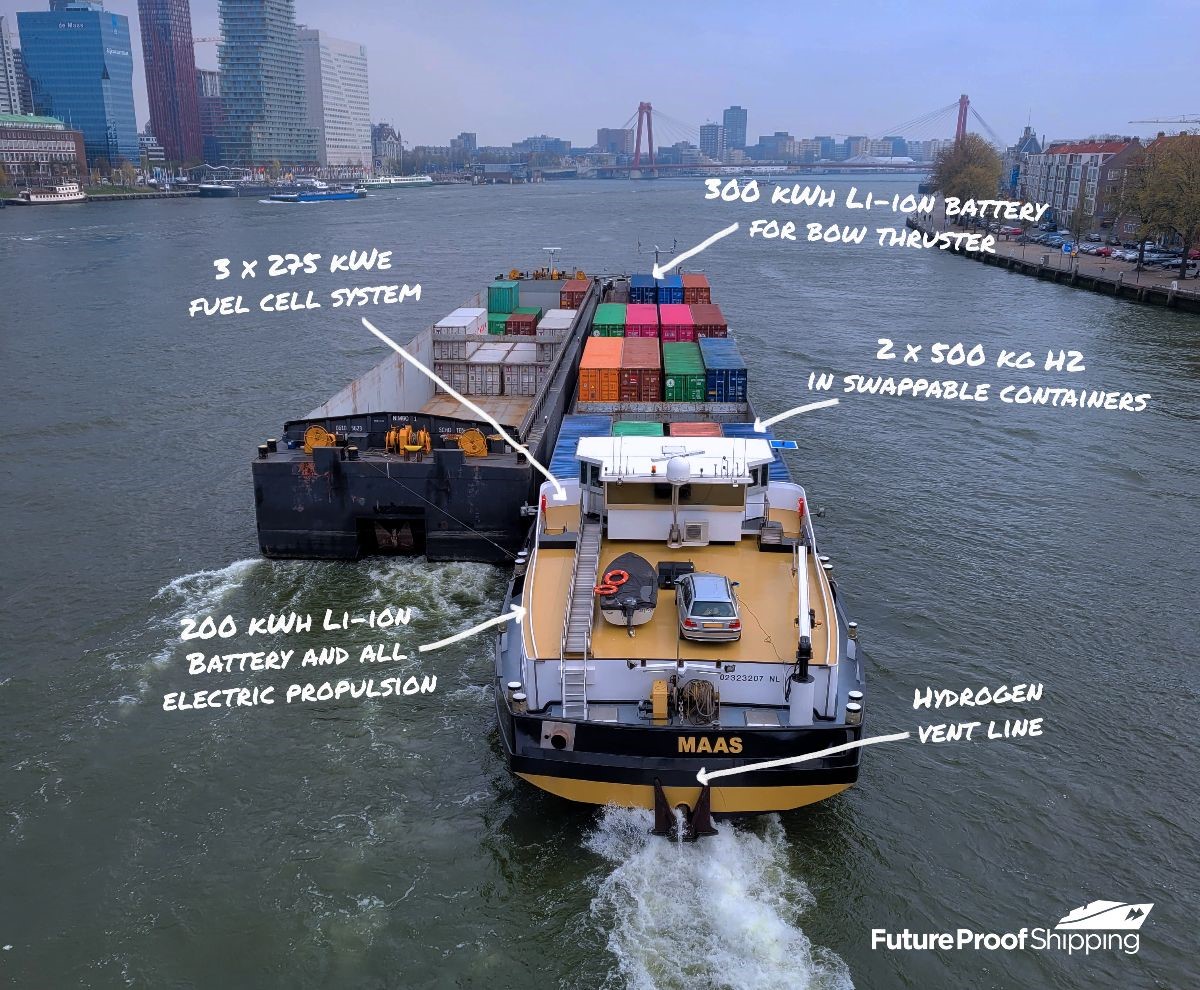 Koedood Marine Group selected to supply PEM fuel cell to inland ...