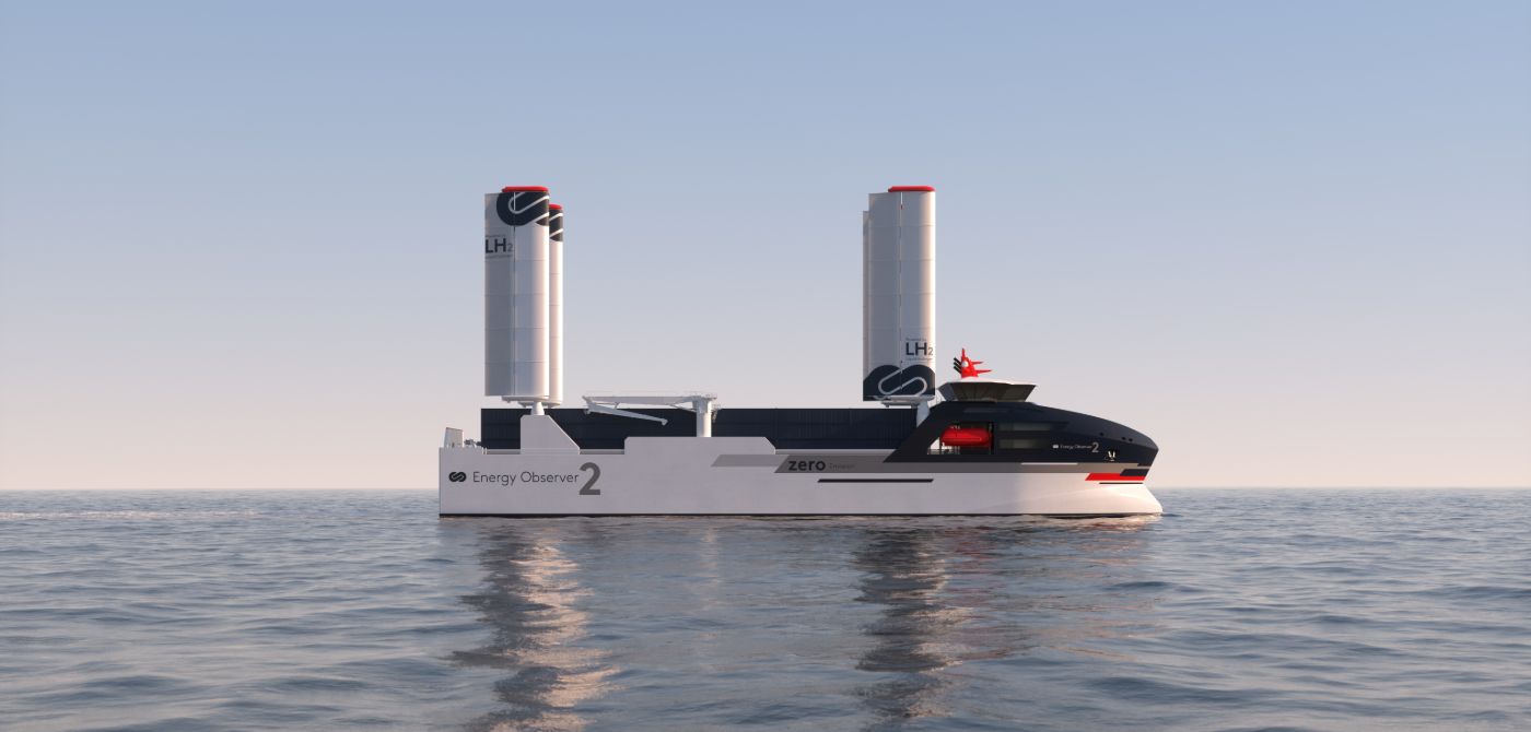 Zero-emission Energy Observer 2 cargo ship concept unveiled | Electric ...