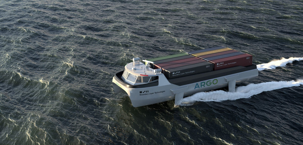 Engineering details of zero-emission hydrofoil containership revealed ...