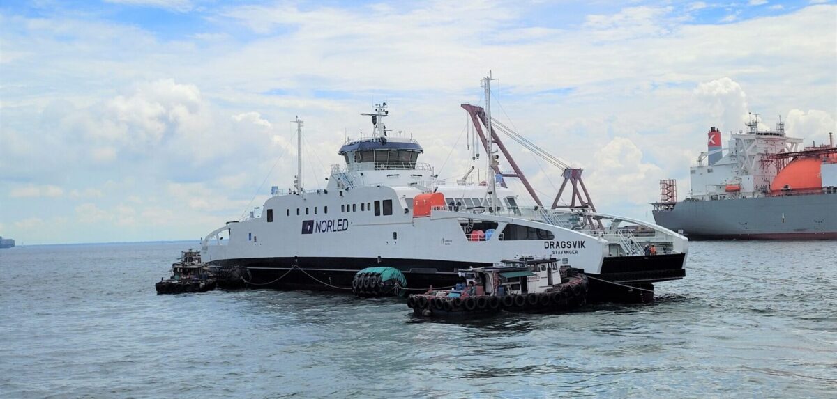 Sembcorp Marine delivers second electric ro-pax ferry to Norled ...