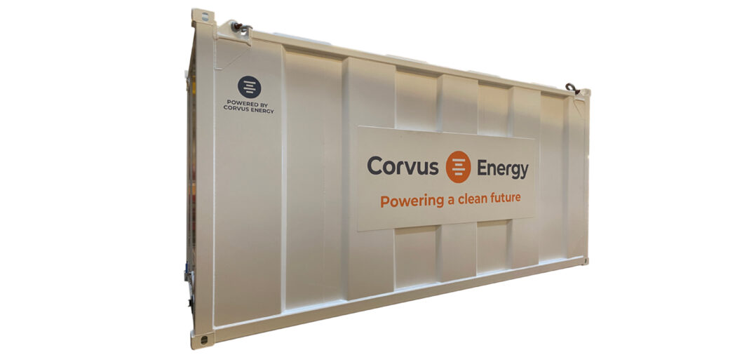 Corvus Energy containerized ESS to supply shore power for all-electric ...