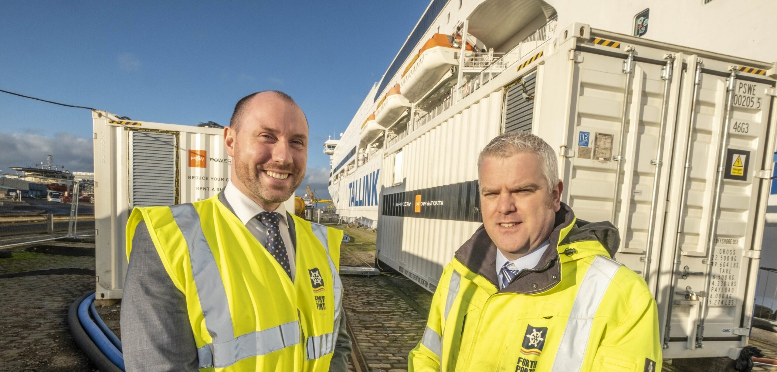 Shore power connection goes live at the Port of Leith | Electric Hybrid ...
