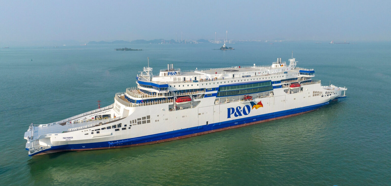 P&O Ferries takes delivery of latest battery hybrid ferry | Electric ...