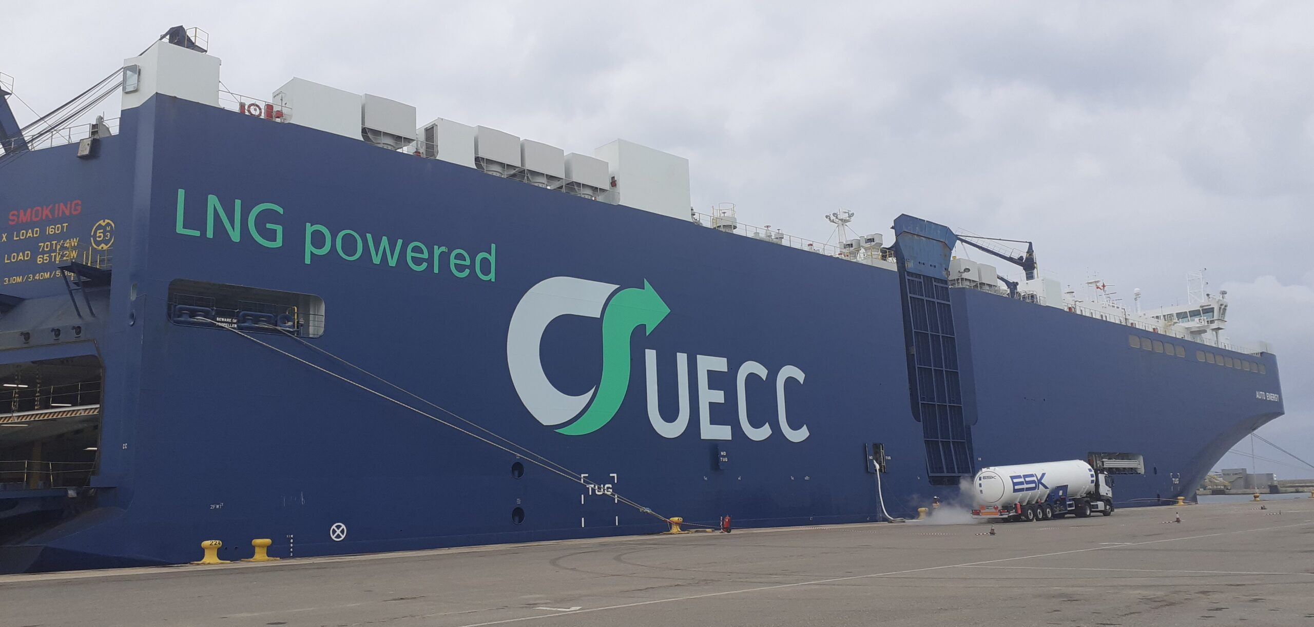 UECC expands LNG operations in the Mediterranean | Electric Hybrid ...