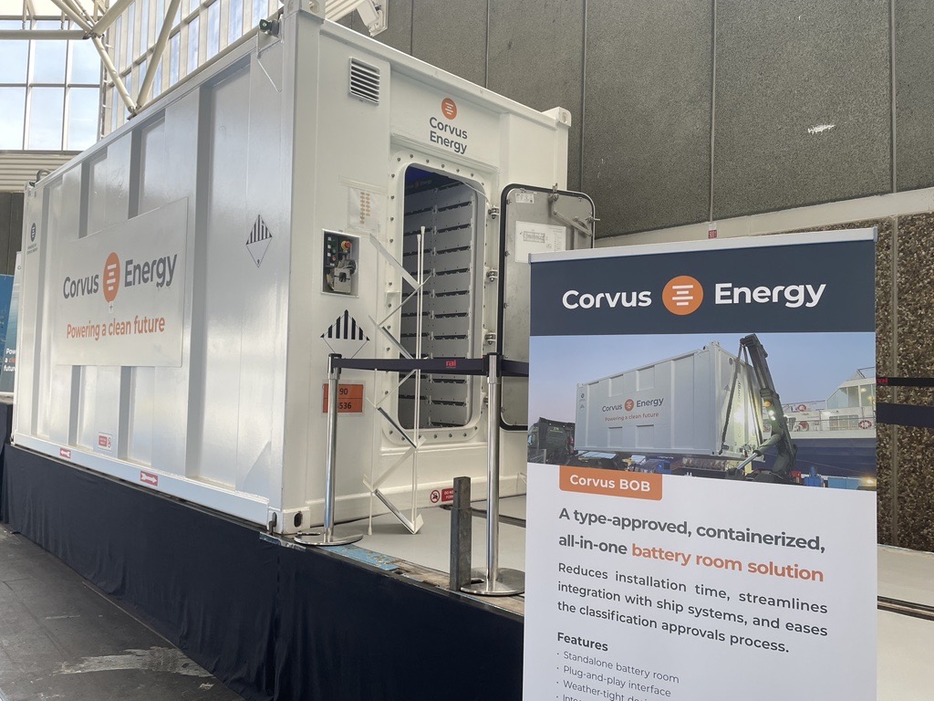 EXPO NEWS | DAY 1: Corvus containerized battery room awarded DNV type approval | Electric Hybrid ...