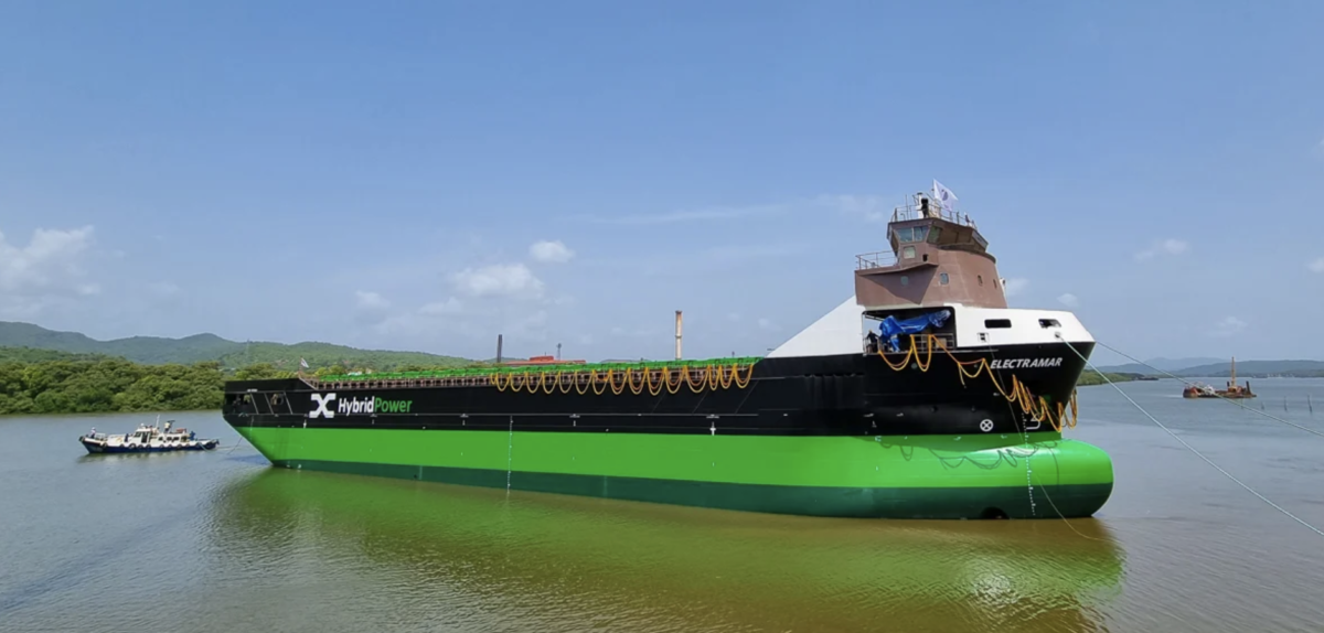 AtoB@C Shipping’s plug-in hybrid vessel launched at Indian shipyard ...