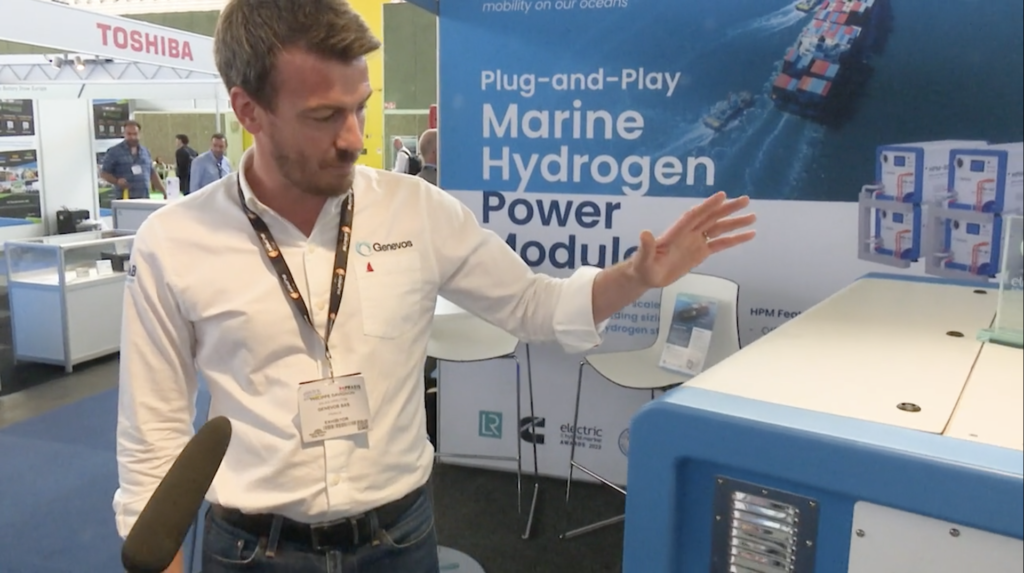 EXPO VIDEO | Genevos showcases its award-winning marine hydrogen power ...