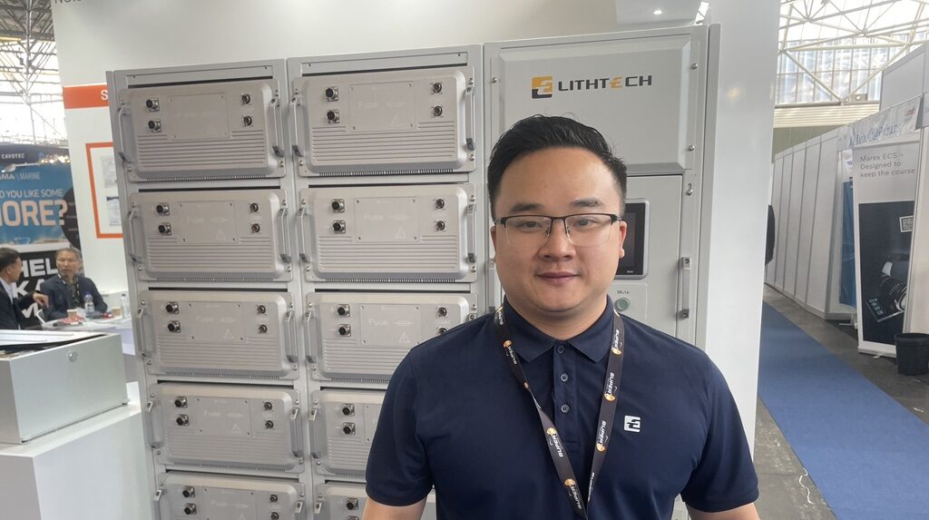EXPO NEWS | DAY 3: Lithtech LT-176 White Shark 38.4V 460AH LiFePO4 ...