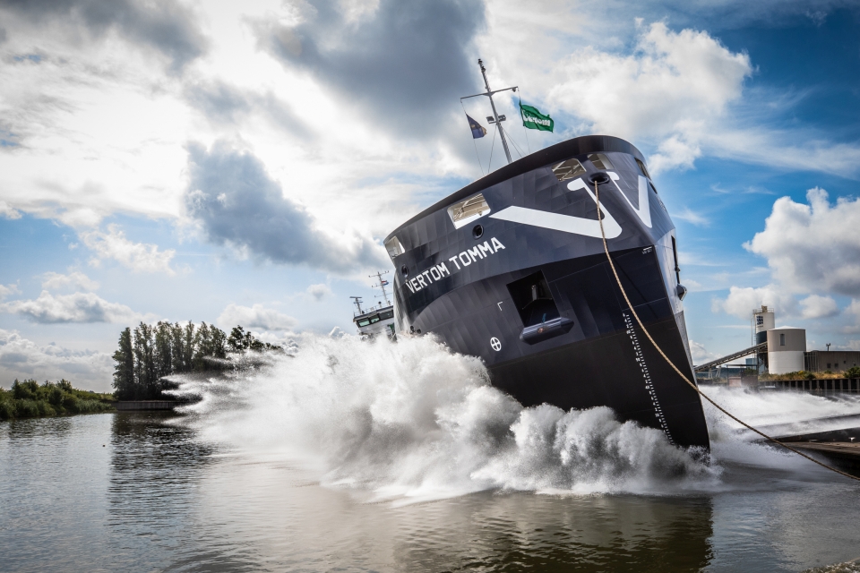 Vertom Tomma diesel-electric vessel launched at Thecla Bodewes ...