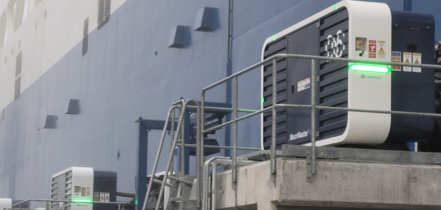 Cavotec vacuum mooring and shore power solution enters service in ...