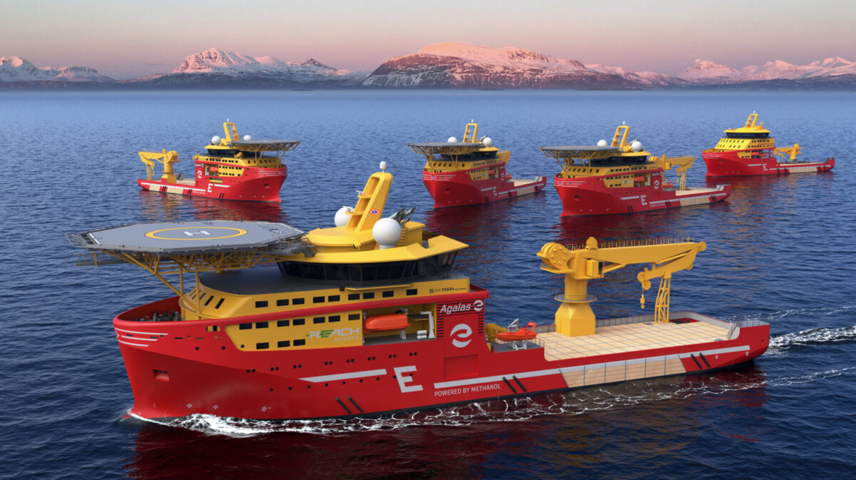 Eidesvik Offshore launches its first methanol-powered vessel for subsea and offshore wind ...