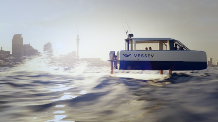 Vessev launches electric hydrofoiling passenger vessel | Electric ...