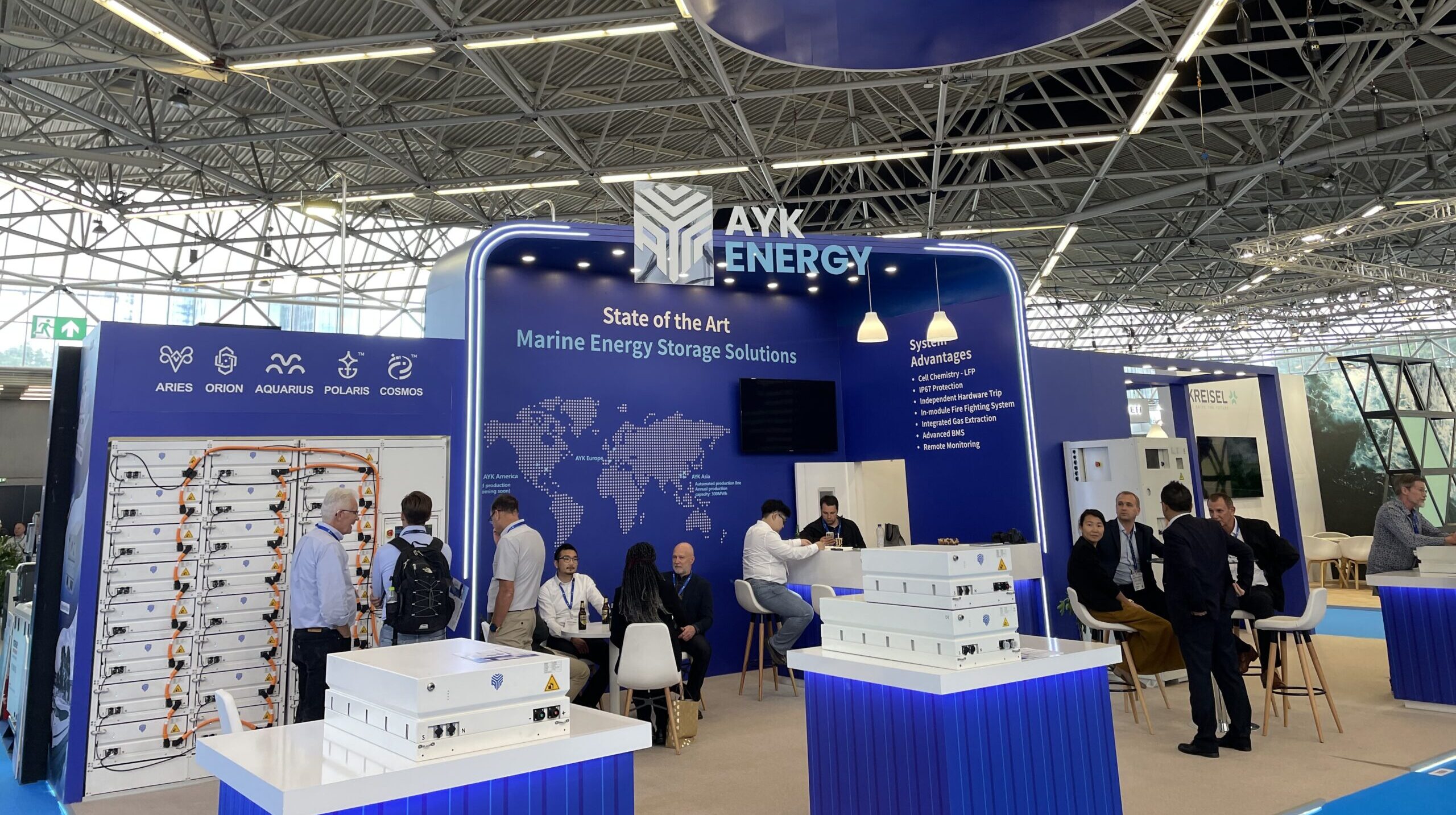 EXPO NEWS Day 3: AYK Energy to build America’s biggest marine battery factory | Electric Hybrid ...