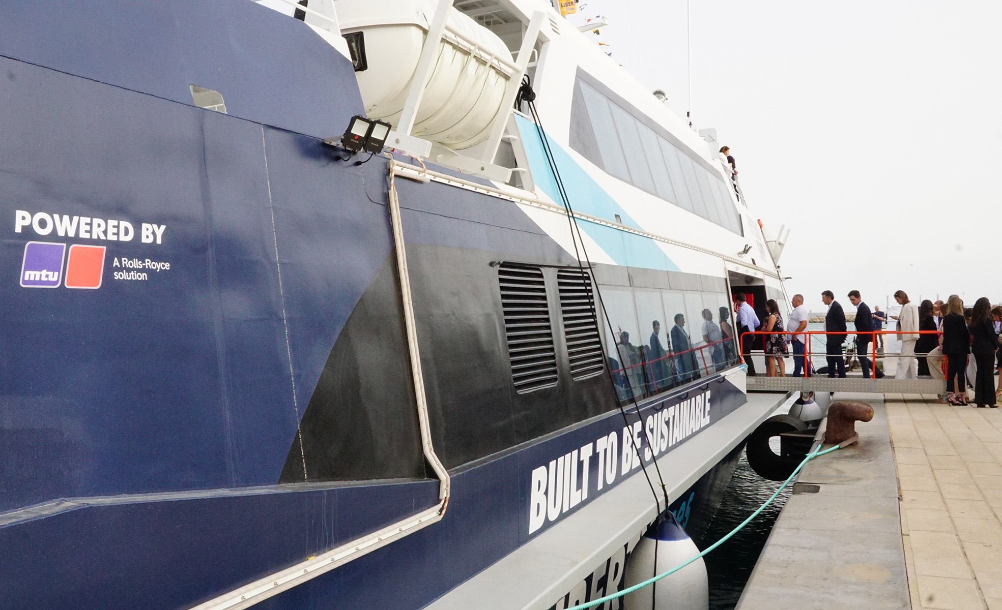 Liberty Lines launches high-speed ferry with Rolls-Royce mtu hybrid ...