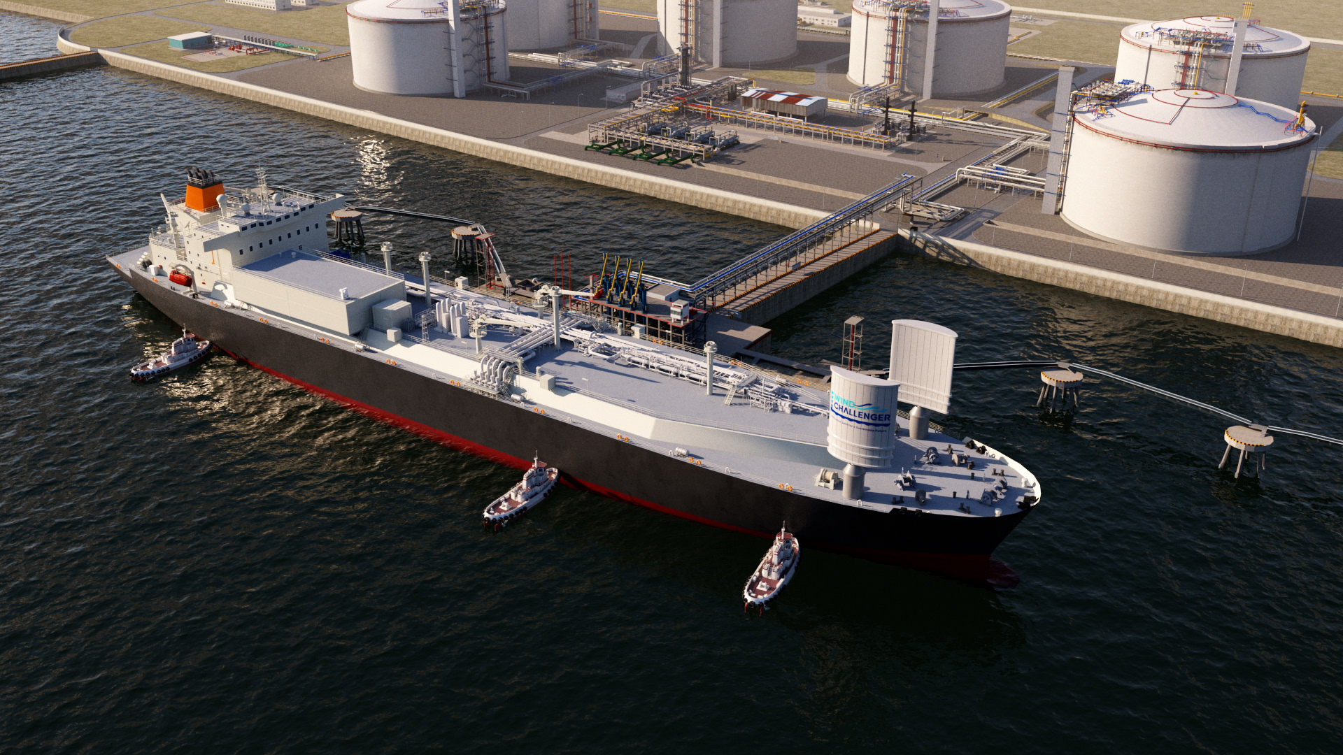 Mitsui OSK Lines and Hanwha Ocean receive AIP for wind-assisted LNG ...