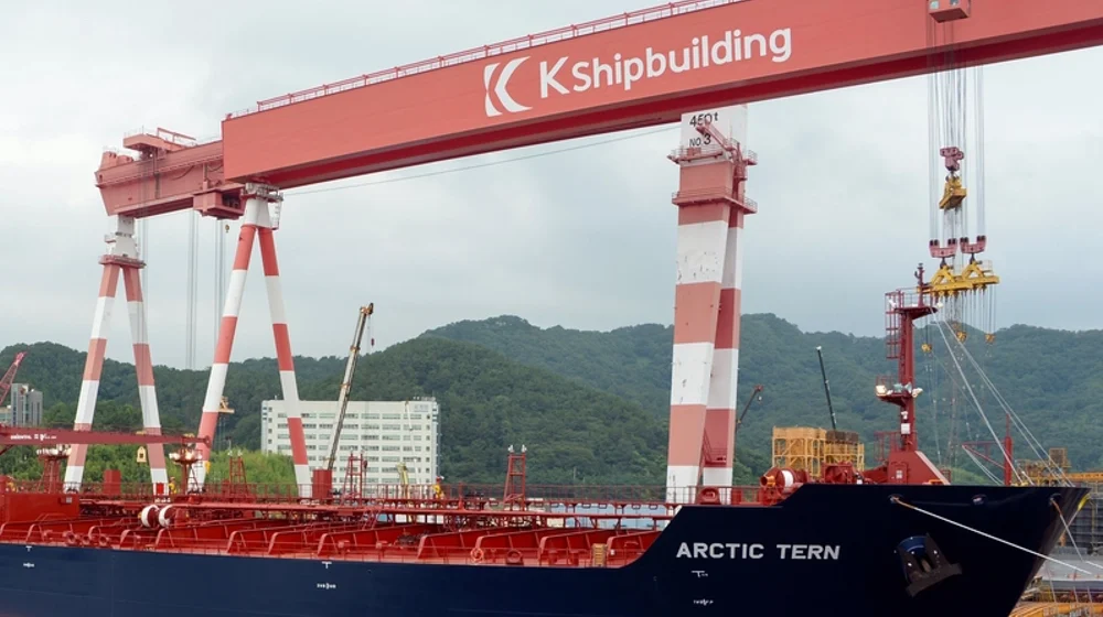 K Shipbuilding’s first 50,000 DWT LNG dual-fuel MR tanker delivered to ...